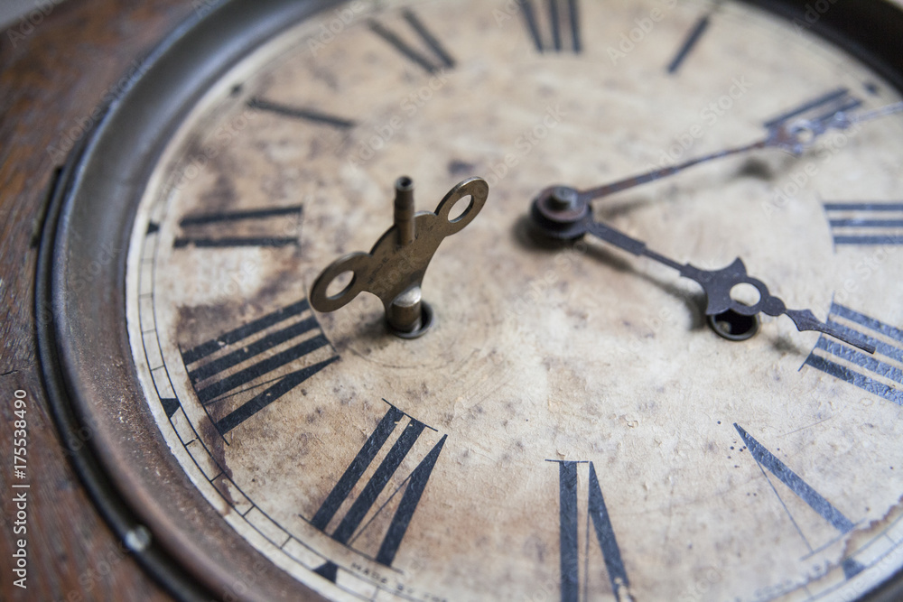 Vintage clock face Stock Photo | Adobe Stock