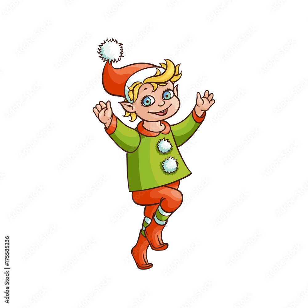 Dancing Christmas Elves