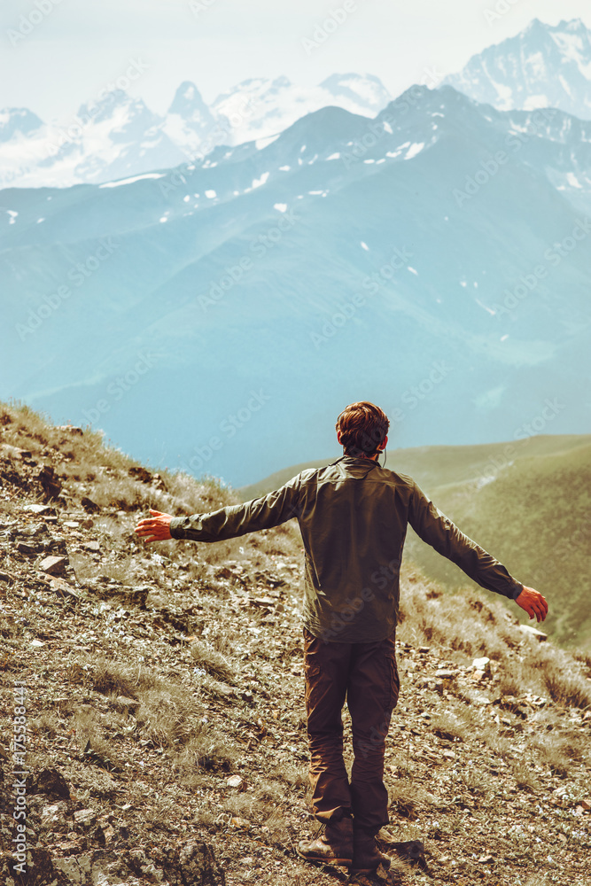Happy Person Alone