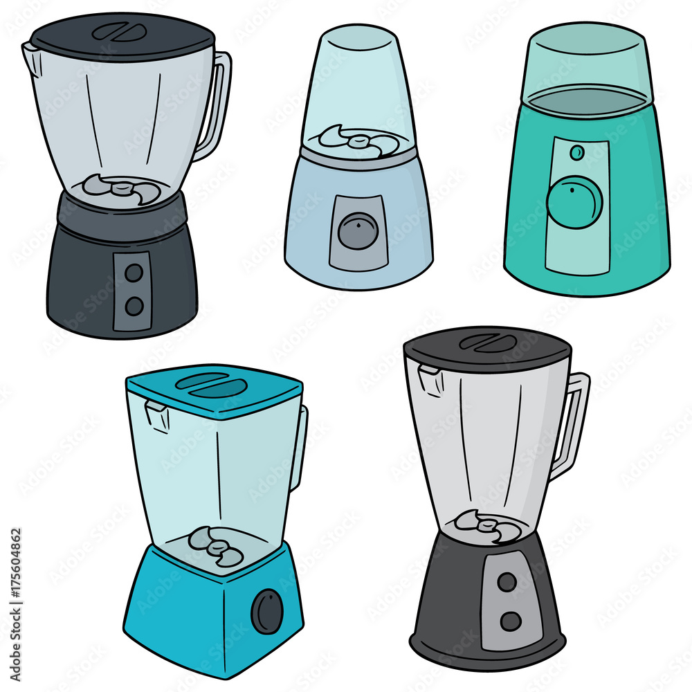 vector set of blenders Stock Vector | Adobe Stock