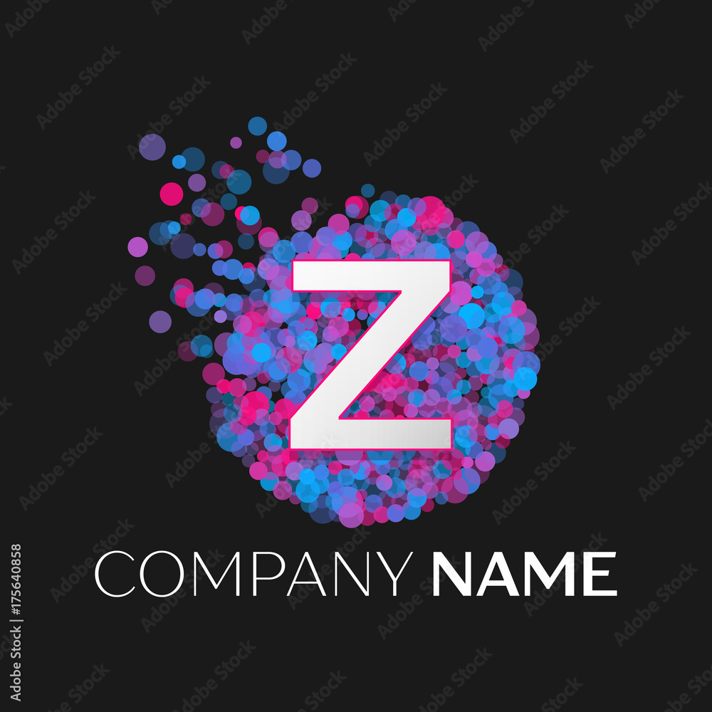 Z Logo Blue Circle Name