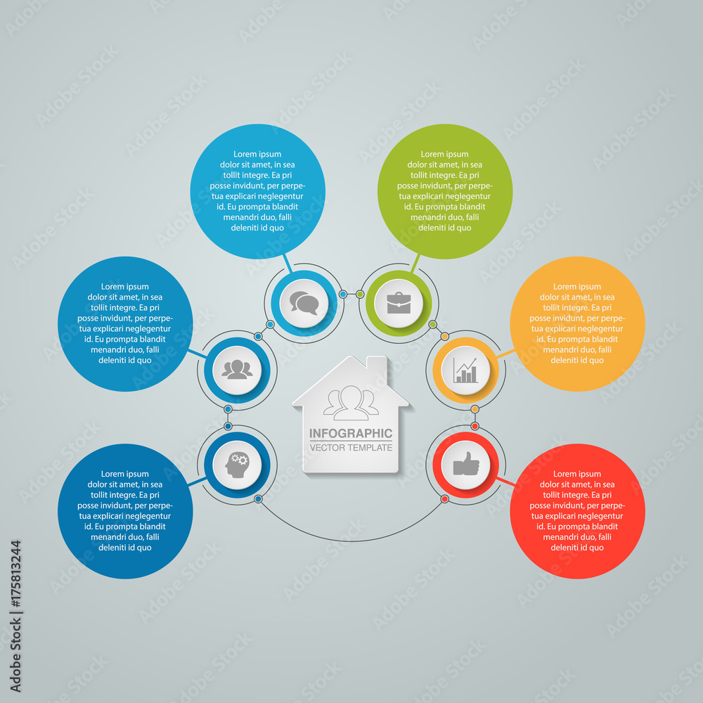 Vector infographic template for diagram, graph, presentation, chart ...