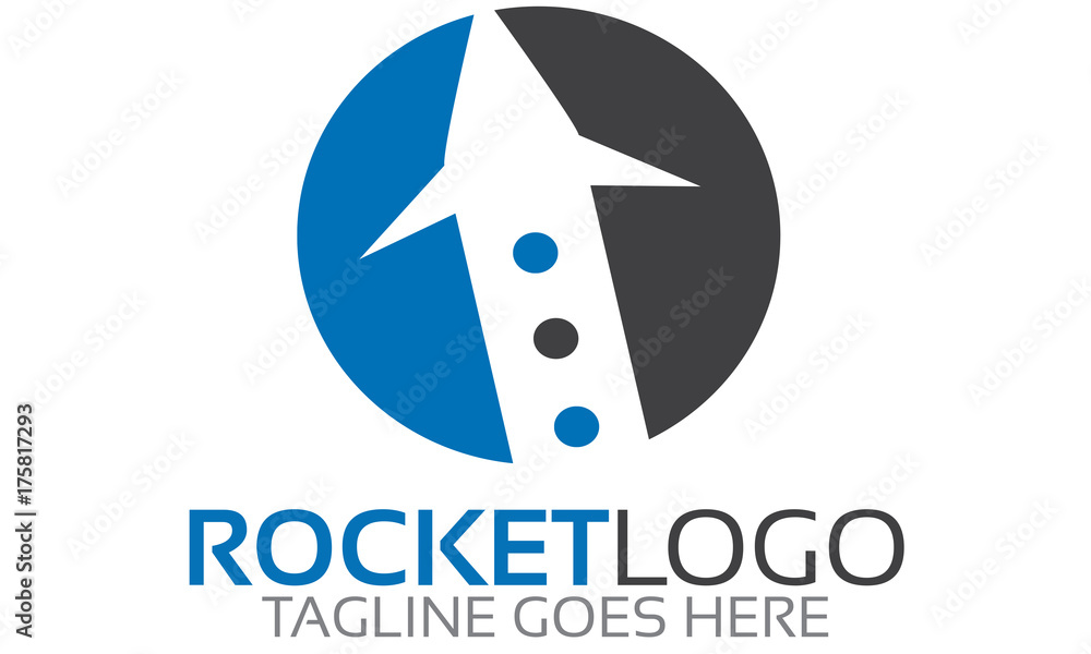 Rocket Logo Stock Vector | Adobe Stock