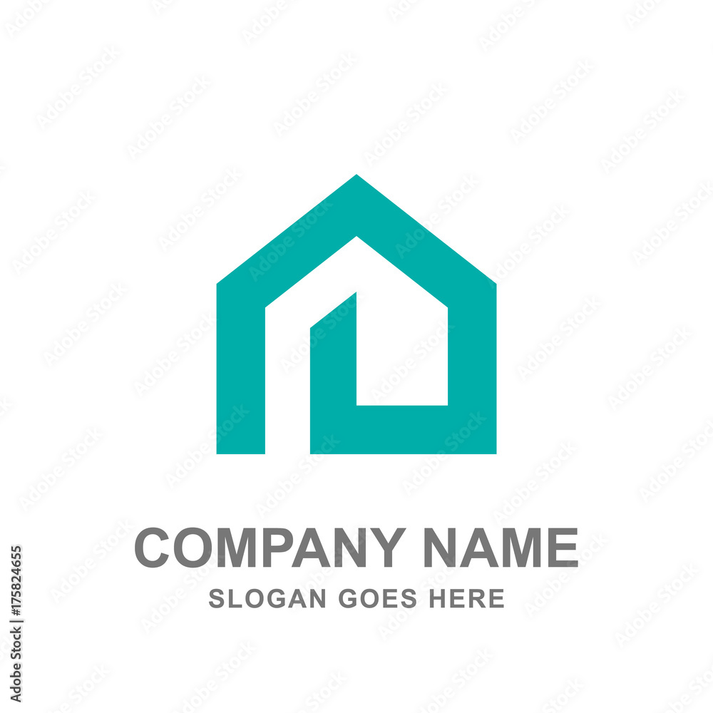 Geometric House Vector