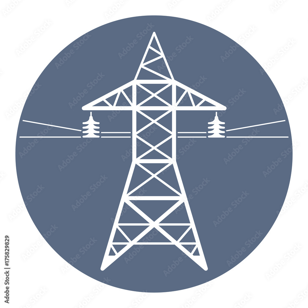 Transmission Line Icon