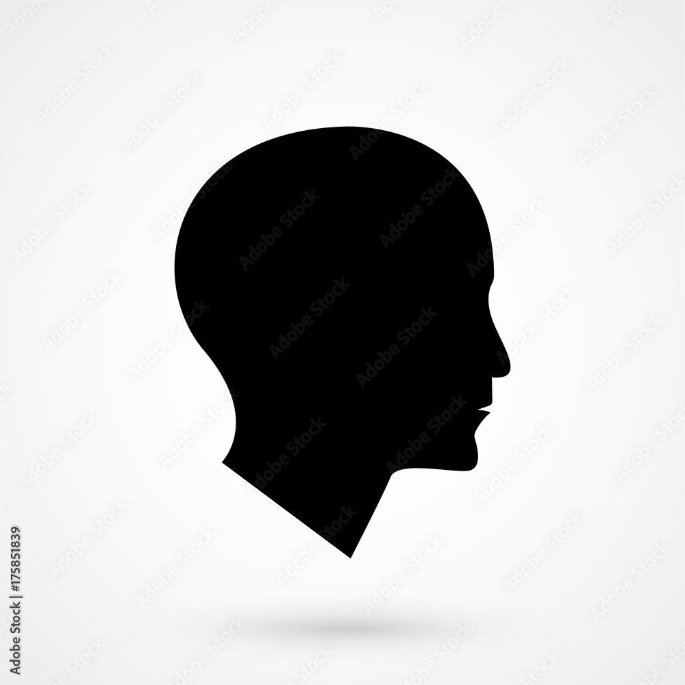 Open Head Silhouette