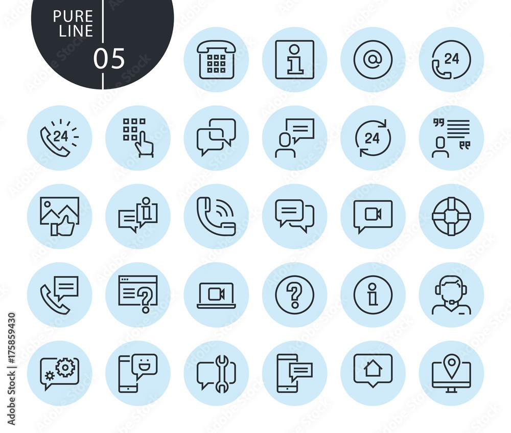 Collection of premium quality mobile service and communication line ...