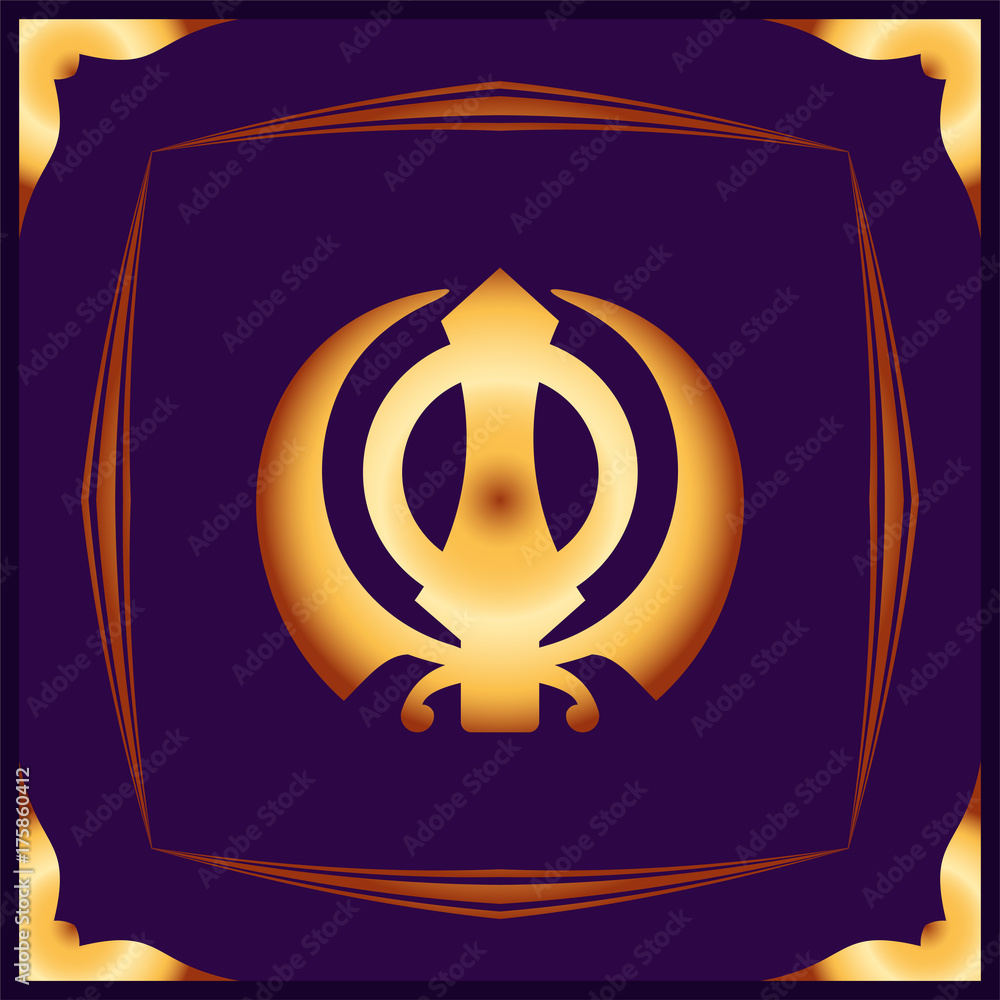 Khanda Stock Vector | Adobe Stock