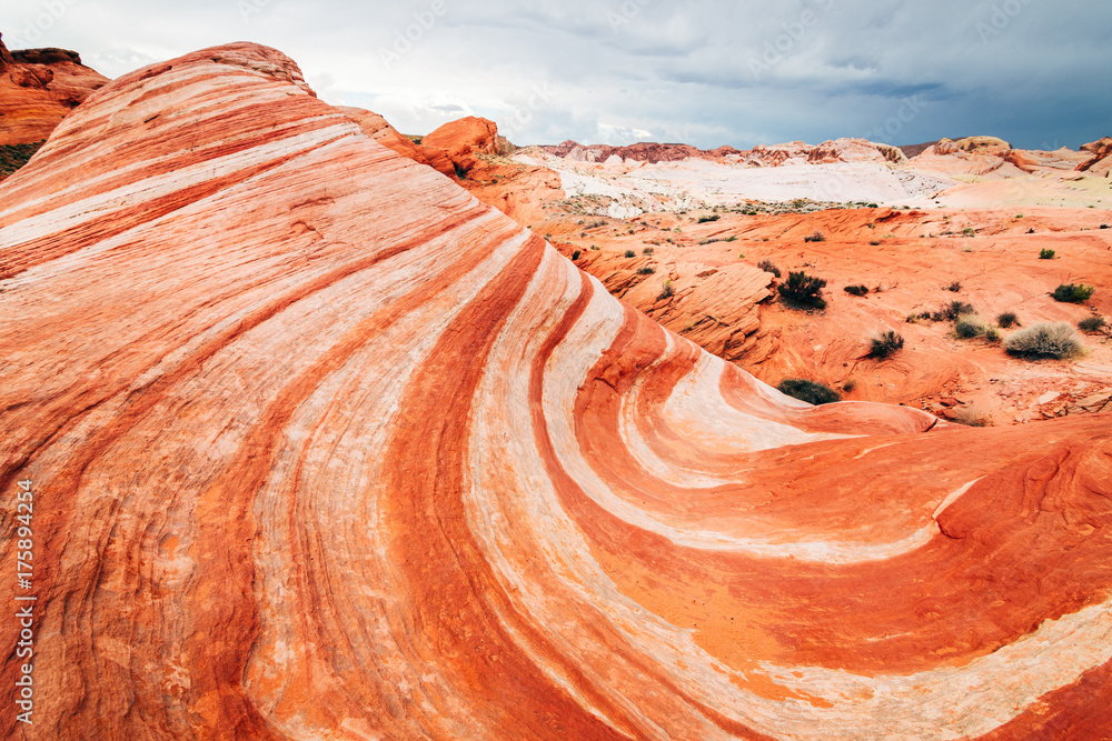 amazing sandstone shapes at valley of fire national park, nevada Stock ...