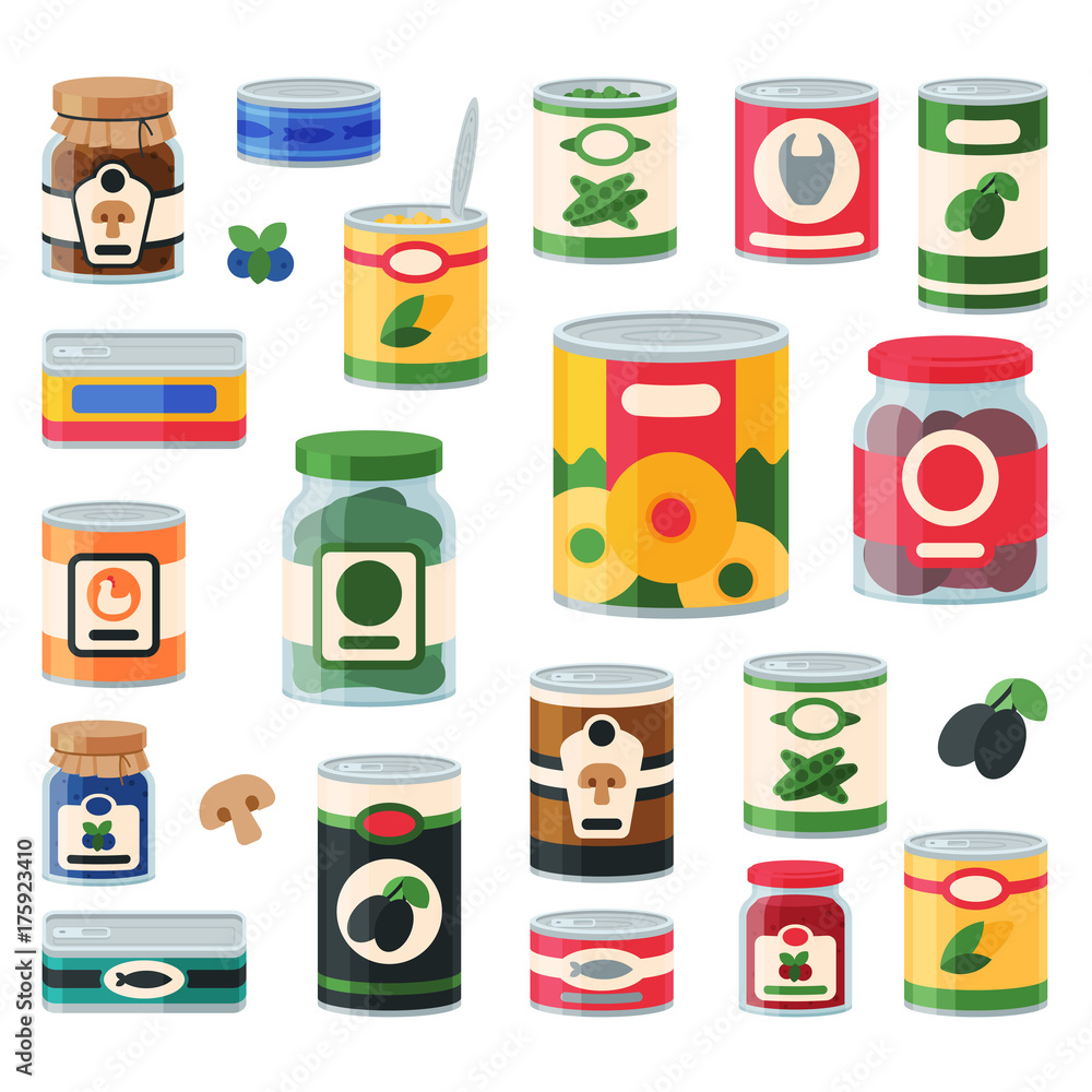 Canned Food Clipart