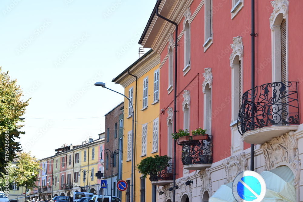 Palazzi Colorati Stock Photo | Adobe Stock