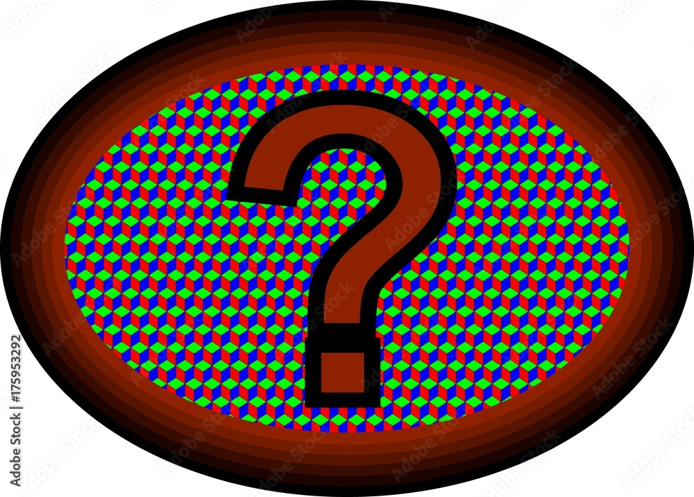 interrogation sign Stock Illustration | Adobe Stock