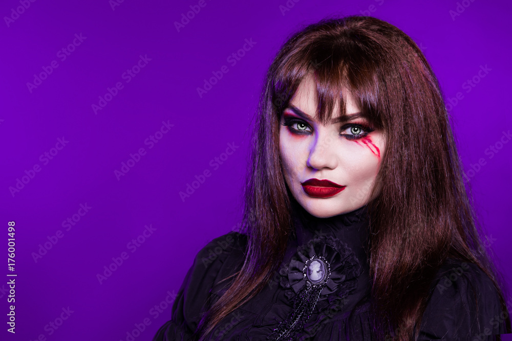 Gothic Purple Makeup