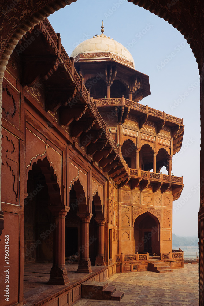 Taj Mahal Mosque Stock Photo | Adobe Stock