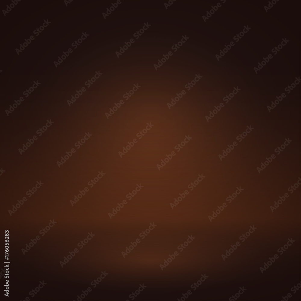 Vector of chocolate brown empty studio room background, template mock ...