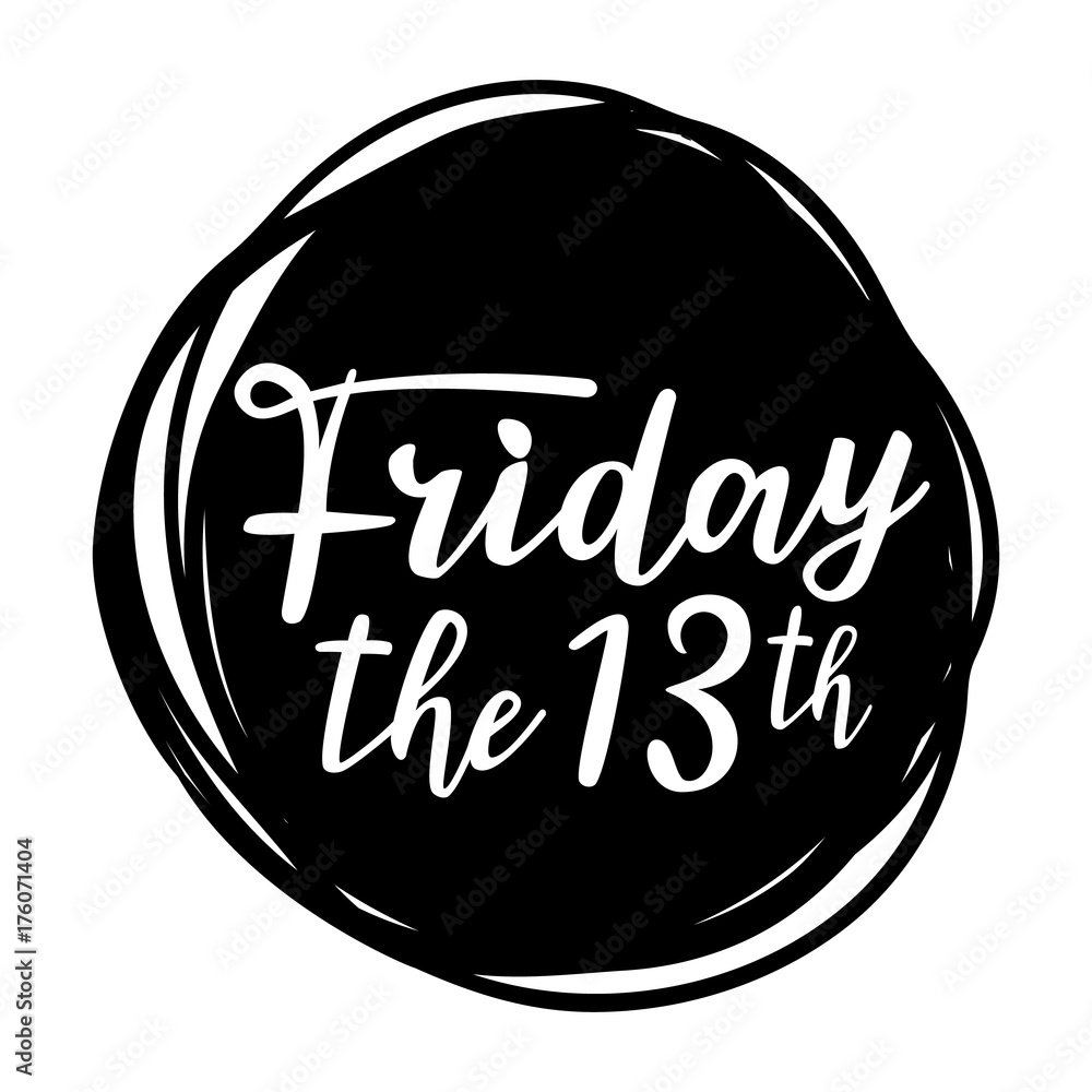 Friday the 13th. Stock Vector | Adobe Stock