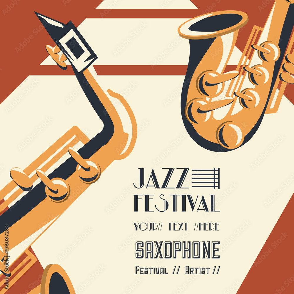 Jazz Festival design Stock Vector | Adobe Stock