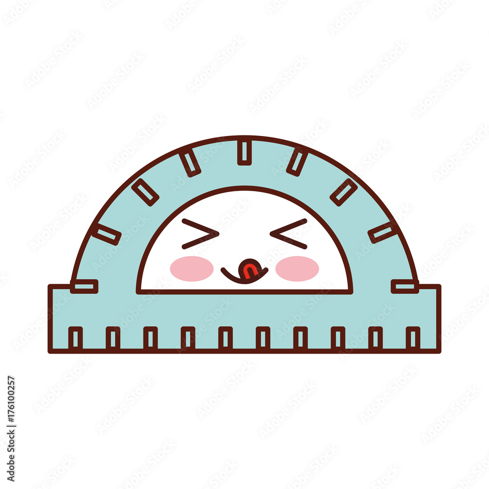 Cartoon Protractor