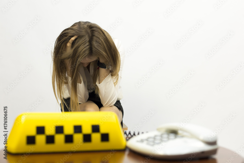 Taxi - girl dispatcher and other materials on the topic of taxi. Taxi ...