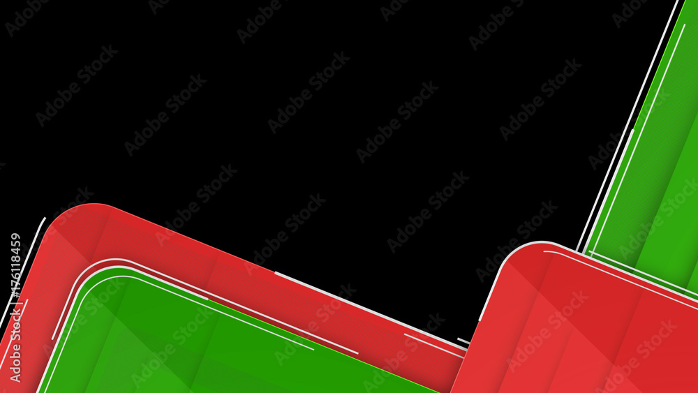 Rounded Rectangle and Running Lines Overlay Stock Template | Adobe Stock