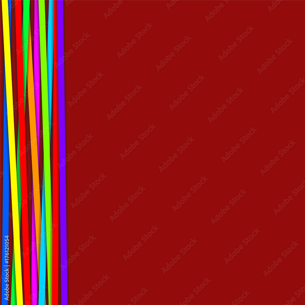 red stripped background for your design, stock vector illustration ...