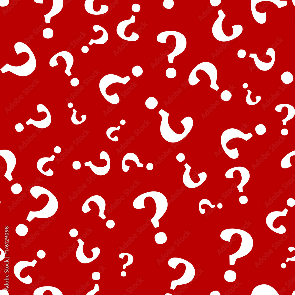 Question mark seamless pattern . Vector seamless pattern with question ...