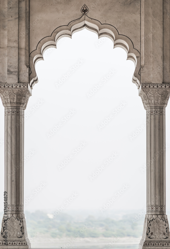 Ornate Indian Arch Stock Photo | Adobe Stock