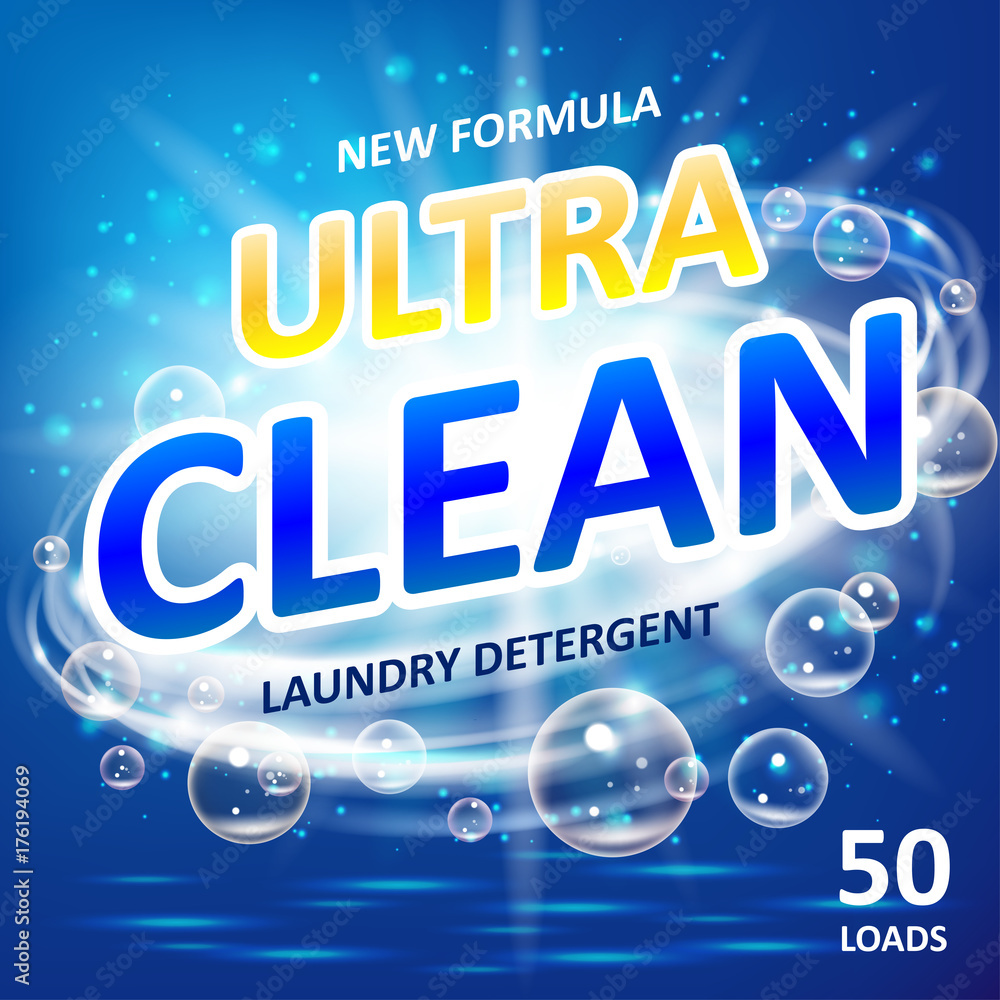 Soap ultra clean design product. Toilet or bathroom tub cleanser. Wash ...
