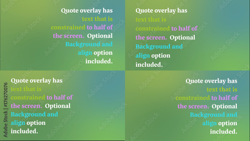 Fade-Up Quote Text for Social Media Stock Template | Adobe Stock