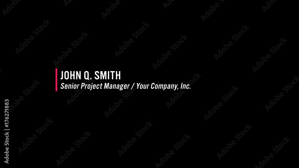 Universal Clean & Minimal Titles 4 Stock Template | Adobe Stock
