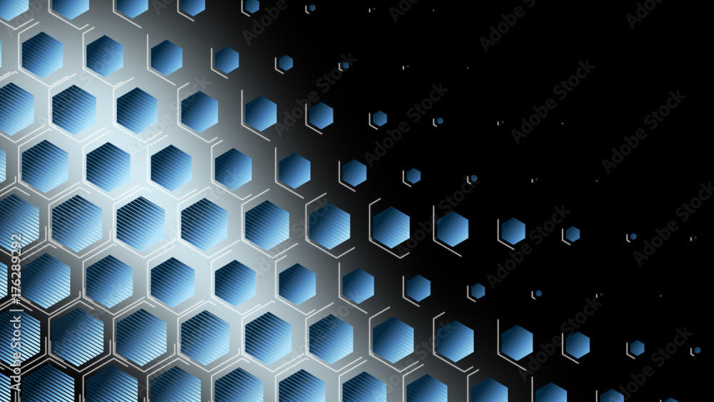Hexagonal Grid Transition Pack Stock Template | Adobe Stock