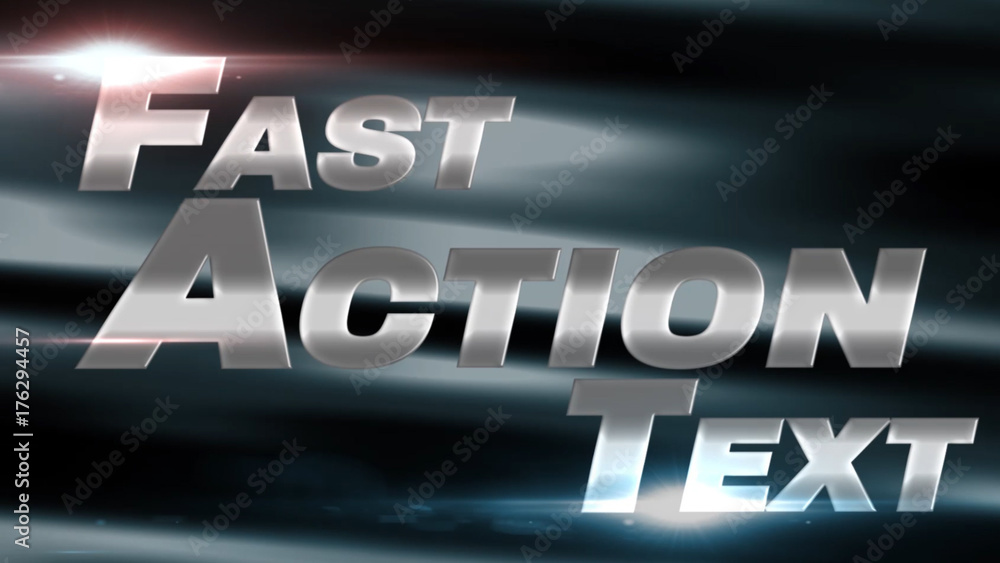 Action Style Title Stock Template | Adobe Stock
