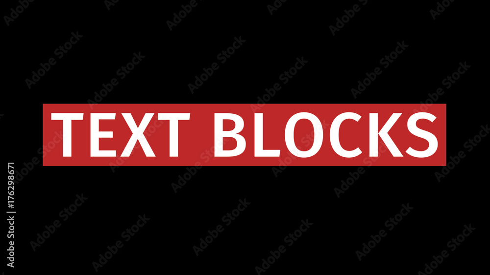 Text Block Title Stock Template | Adobe Stock