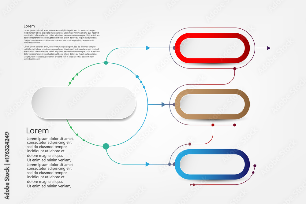 Vector Infographic label design with icons and 5 options or steps ...