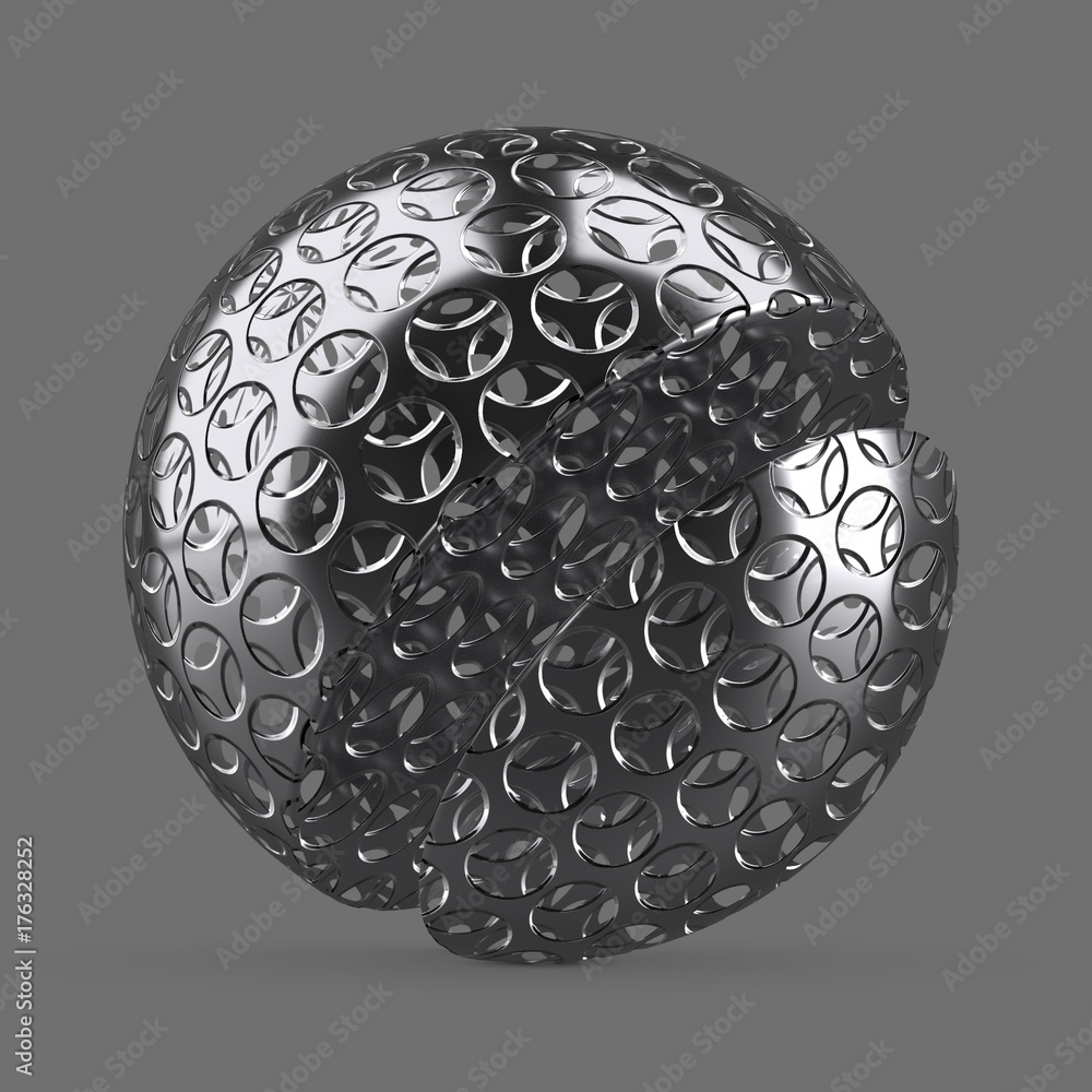 Small straight round mesh Stock 3D asset | Adobe Stock