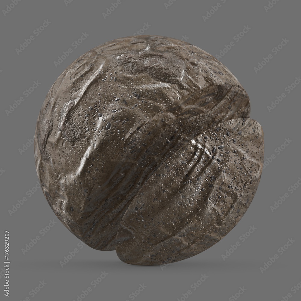 Wet rocks and sand 3 Stock 3D asset | Adobe Stock