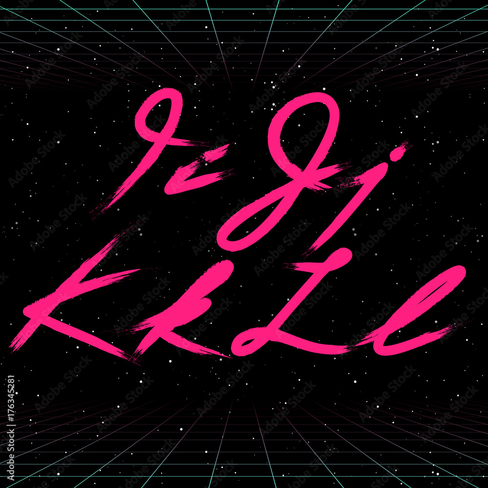 80s Brush Font