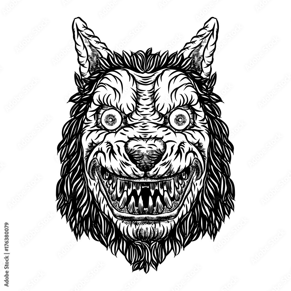 Werewolf Eyes Drawing