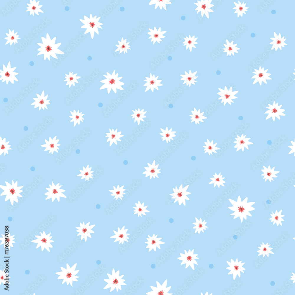Cute Girly Patterns Blue