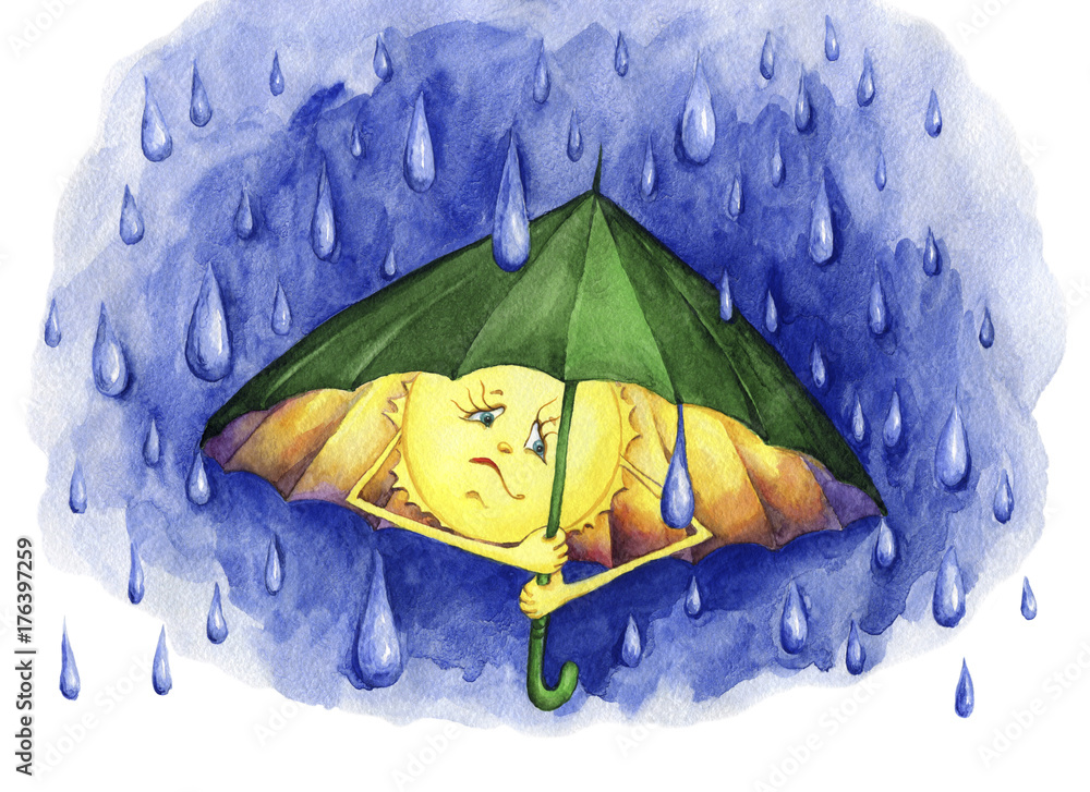 Sad Rainy Day Clipart