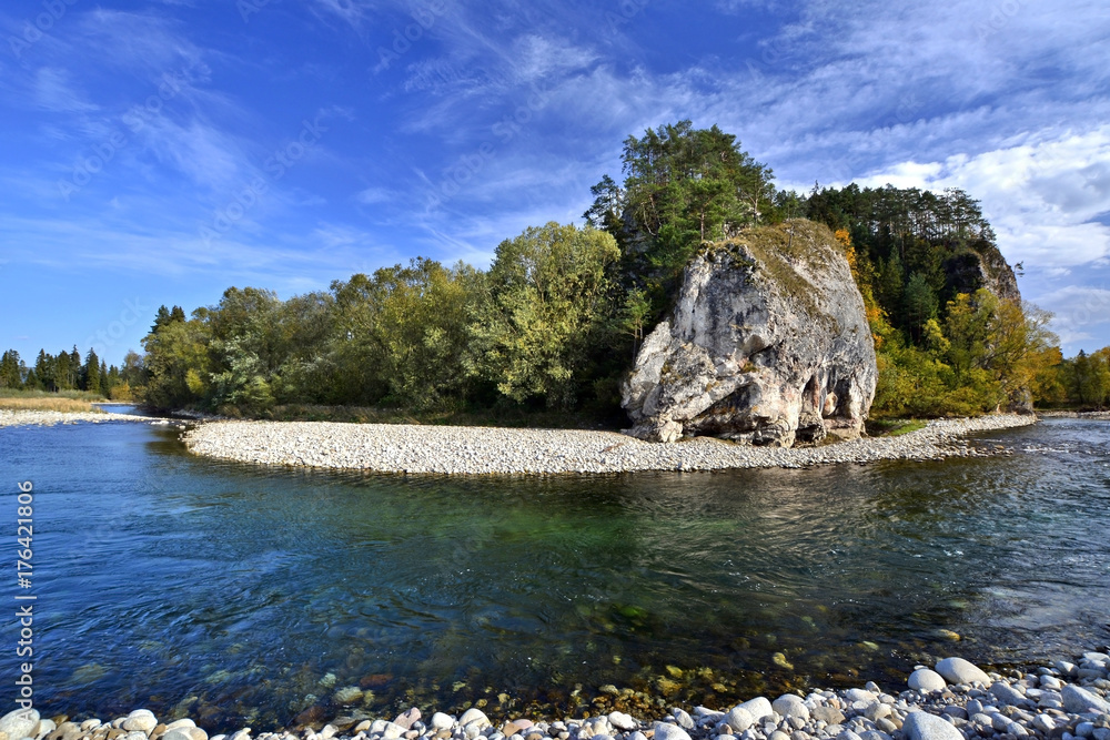 Foto de Nature reserve of the Bialka River Gorge, Poland do Stock ...