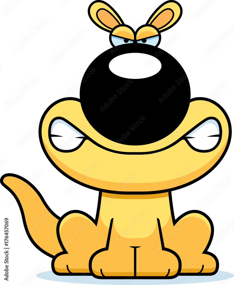 Angry Kangaroo Cartoon