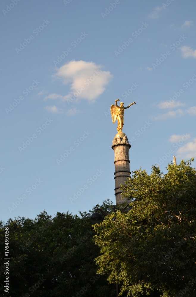 Fountain of Victory, landmark commemorating the victories of Napoleon ...