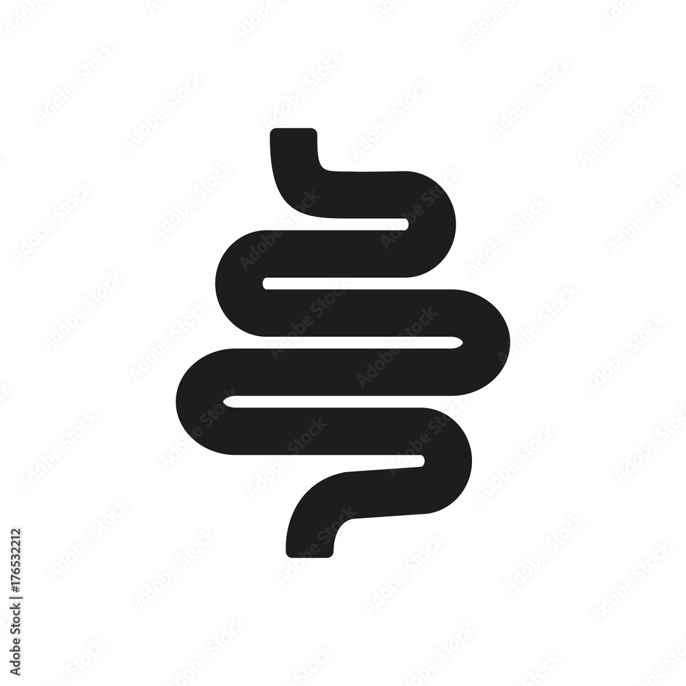 Intestinal tract icon Stock Vector | Adobe Stock