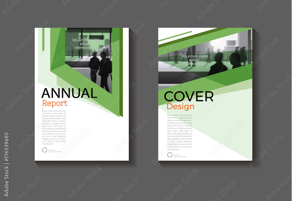 green abstract cover design modern book cover abstract Brochure cover ...