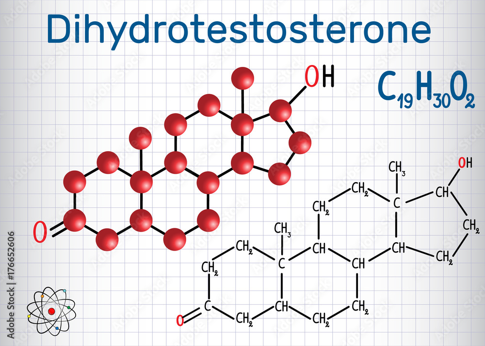 Dihydrotestosterone Structure