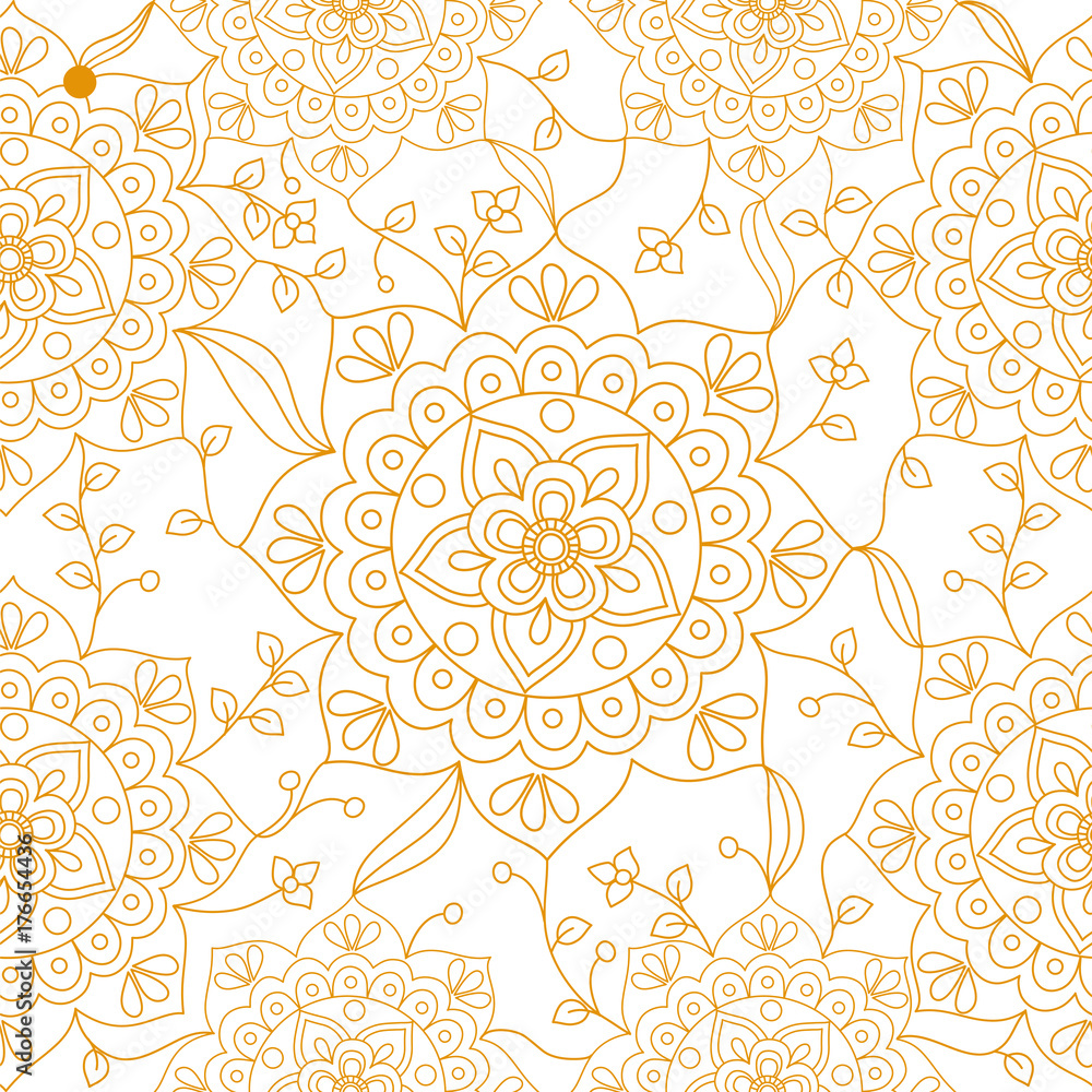 Henna Pattern Background