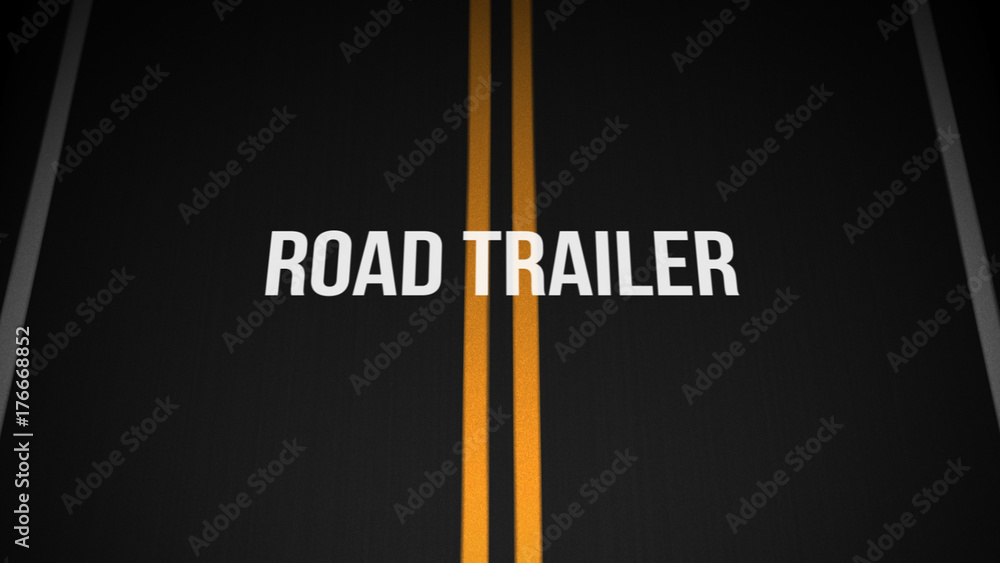On the Road Title Stock Template | Adobe Stock