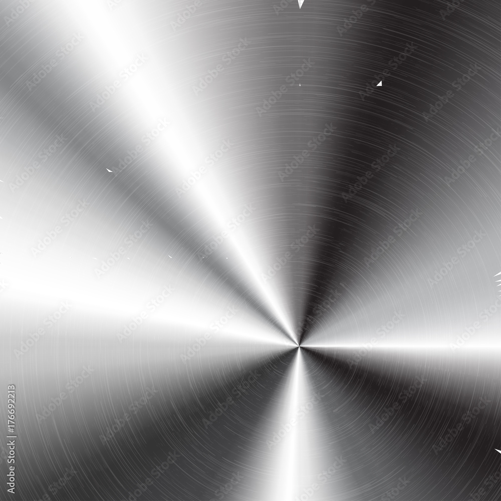 Polished Chrome Metal Texture Metal Background. Vector & Photo (Free