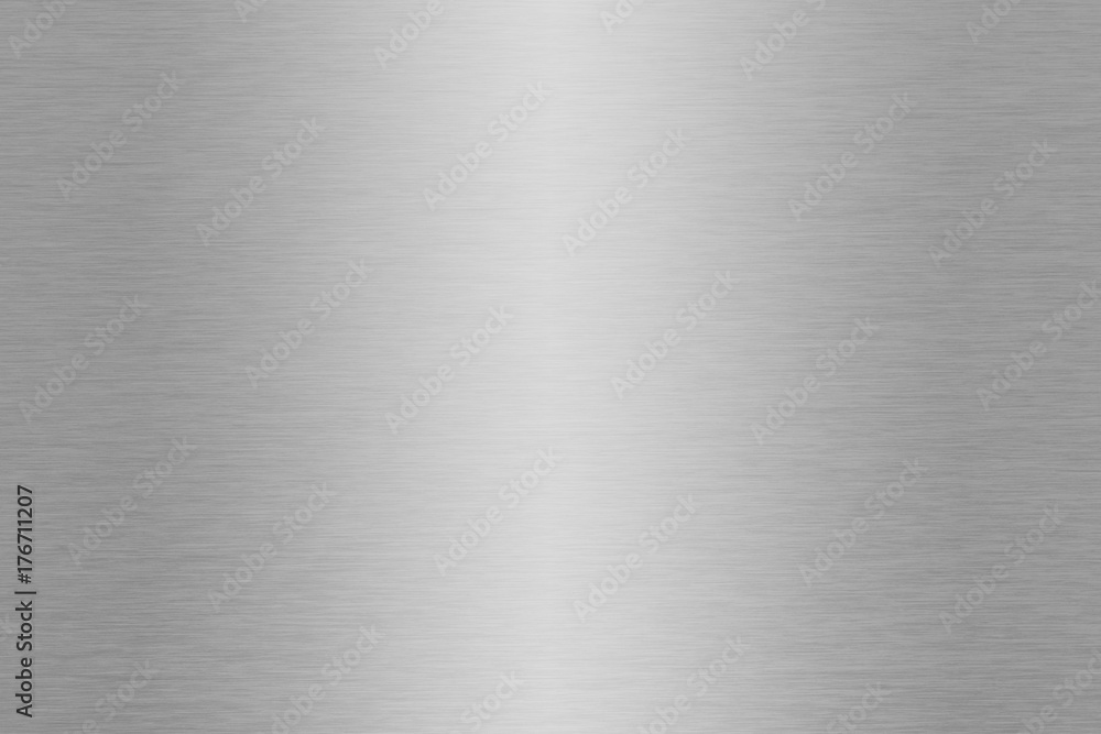 Metalloberfläche gebürstet - Silber Stock-Foto | Adobe Stock
